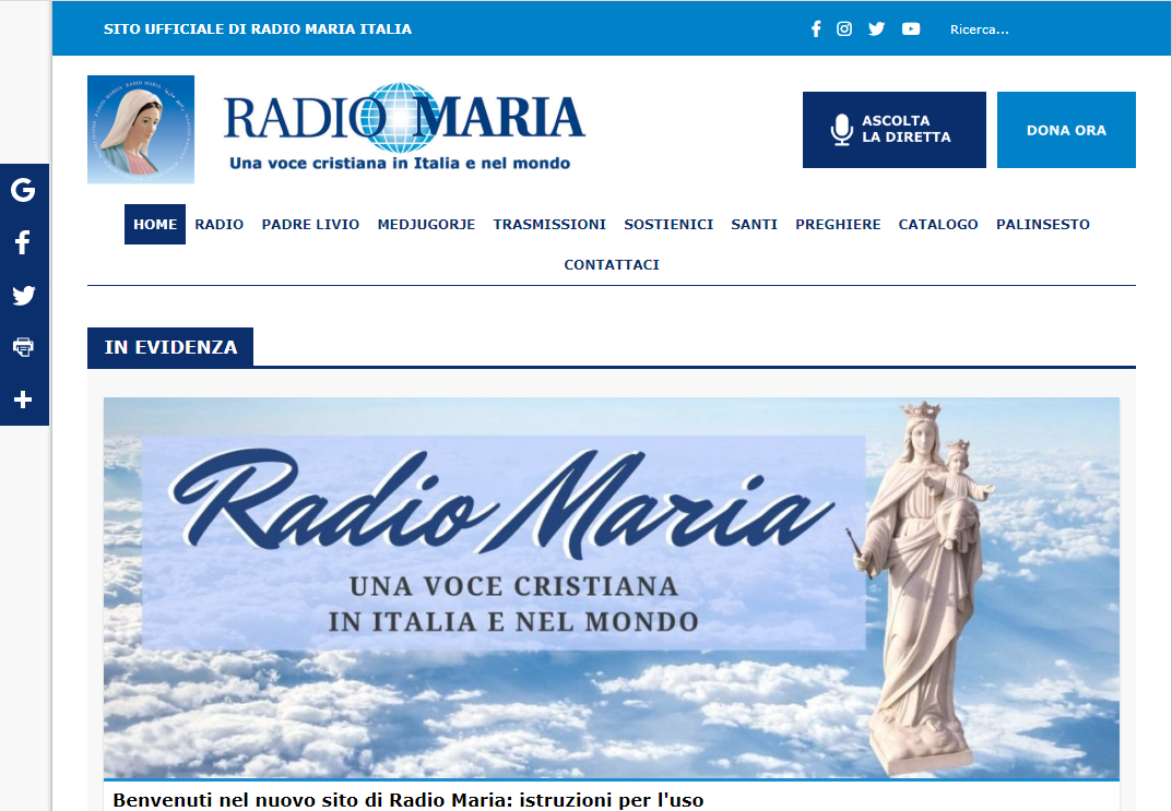 Italy: Radio tormenting – someone uses the rosary – Radio Reporter
